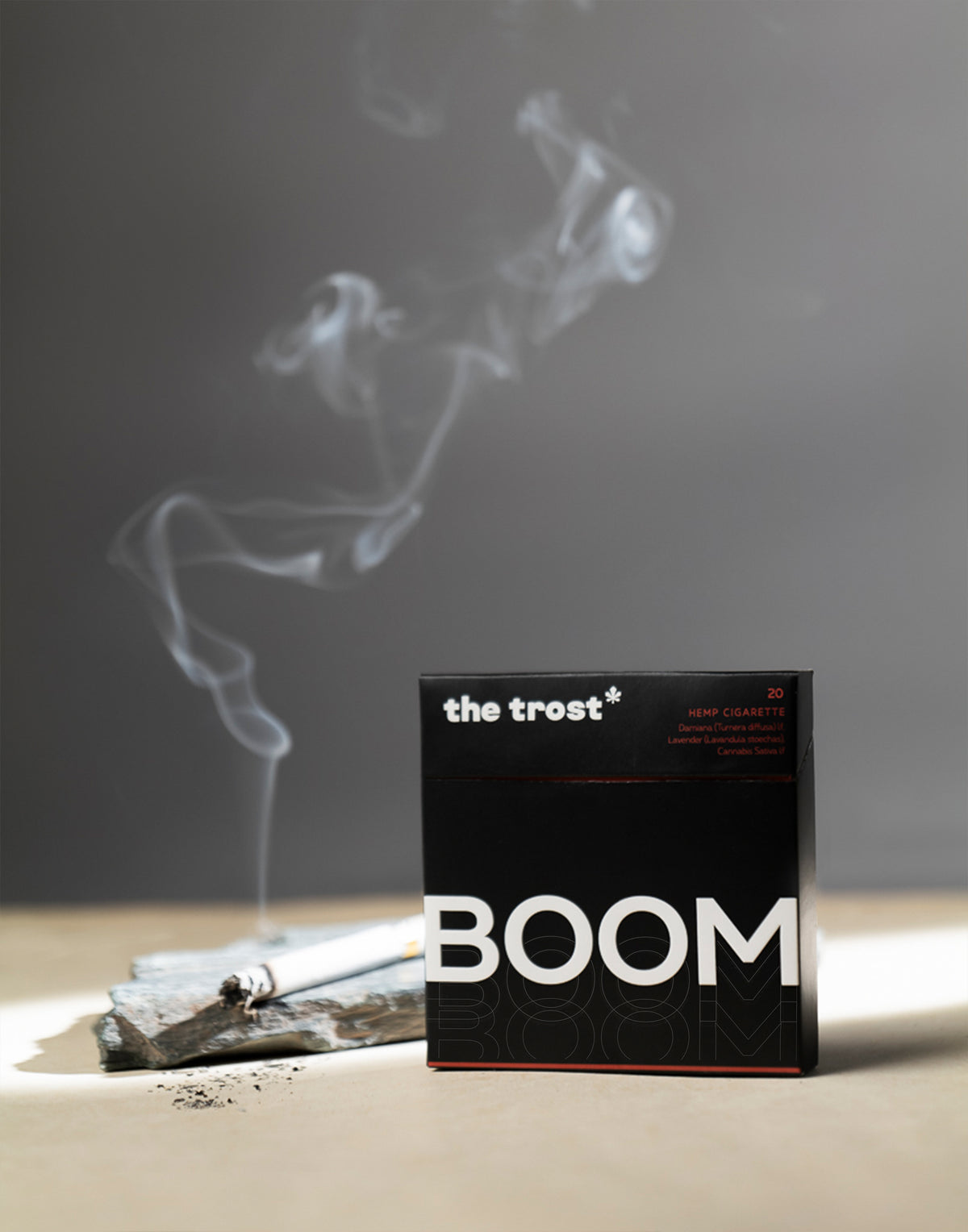 Hemp Herbal Cigarette (Boom) - Ayurvedic Cigarettes for Stress Relief ...